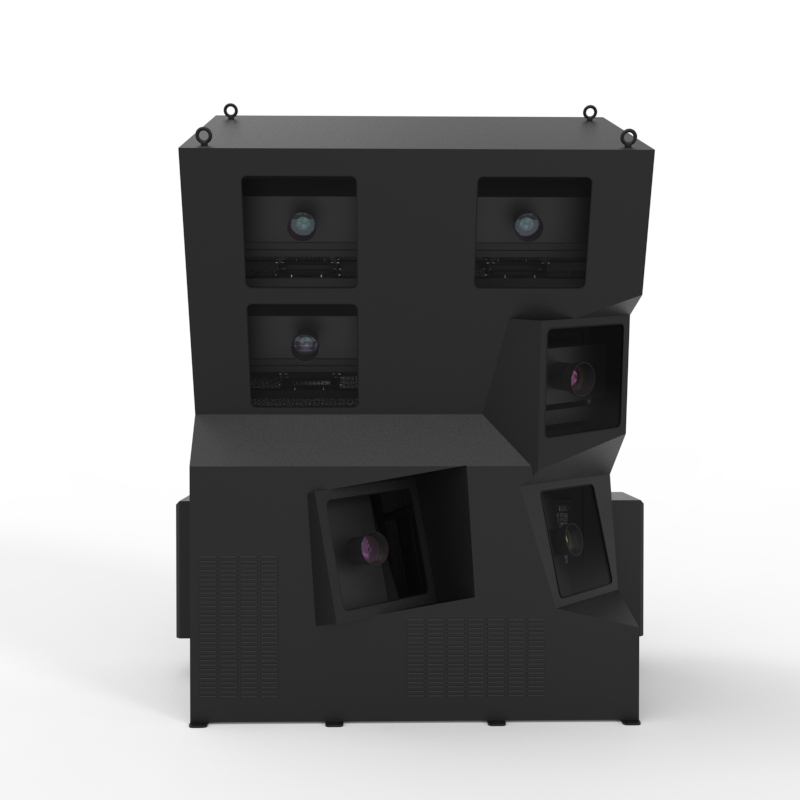 Outdoor Weatherproof Holding Multiple-Projector Enclosure with modeling special for 3D mapping ...