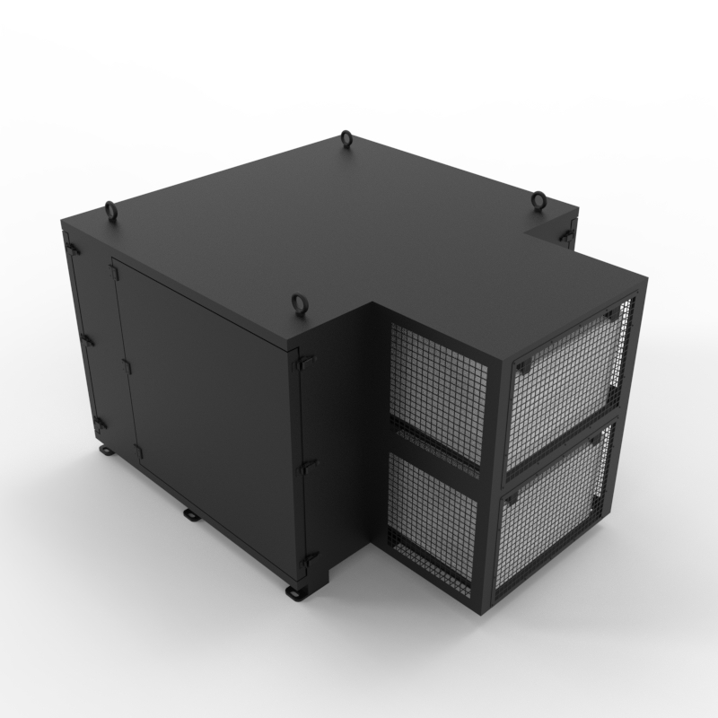 Dual Barco UDX Series Thermo-Regulated Projector Enclosure /Barco UDX ...